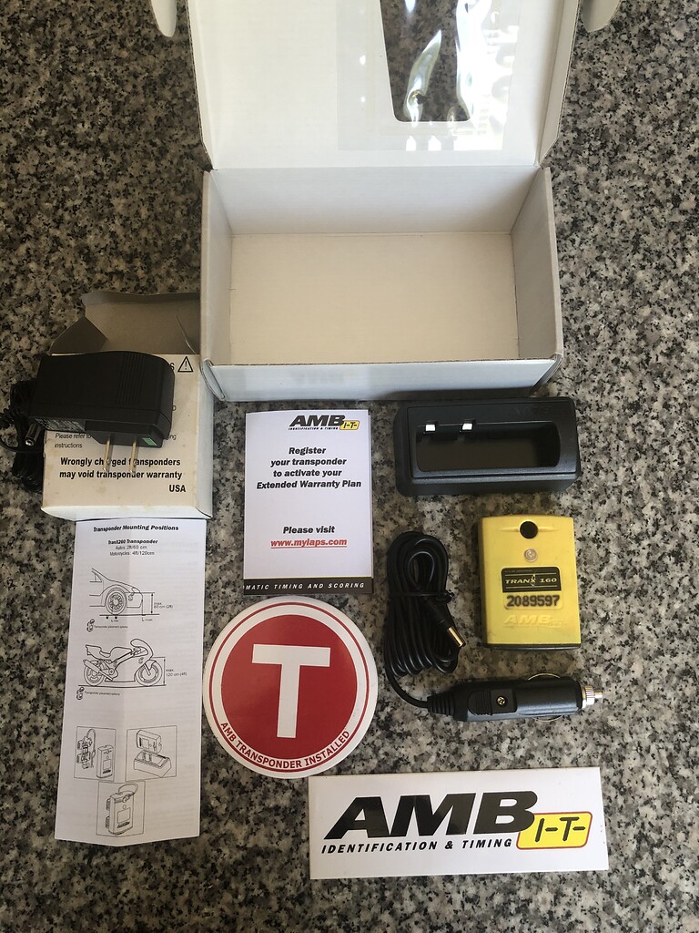 AMB TRANX160 Transponder - KartPulse - Presented by TBD