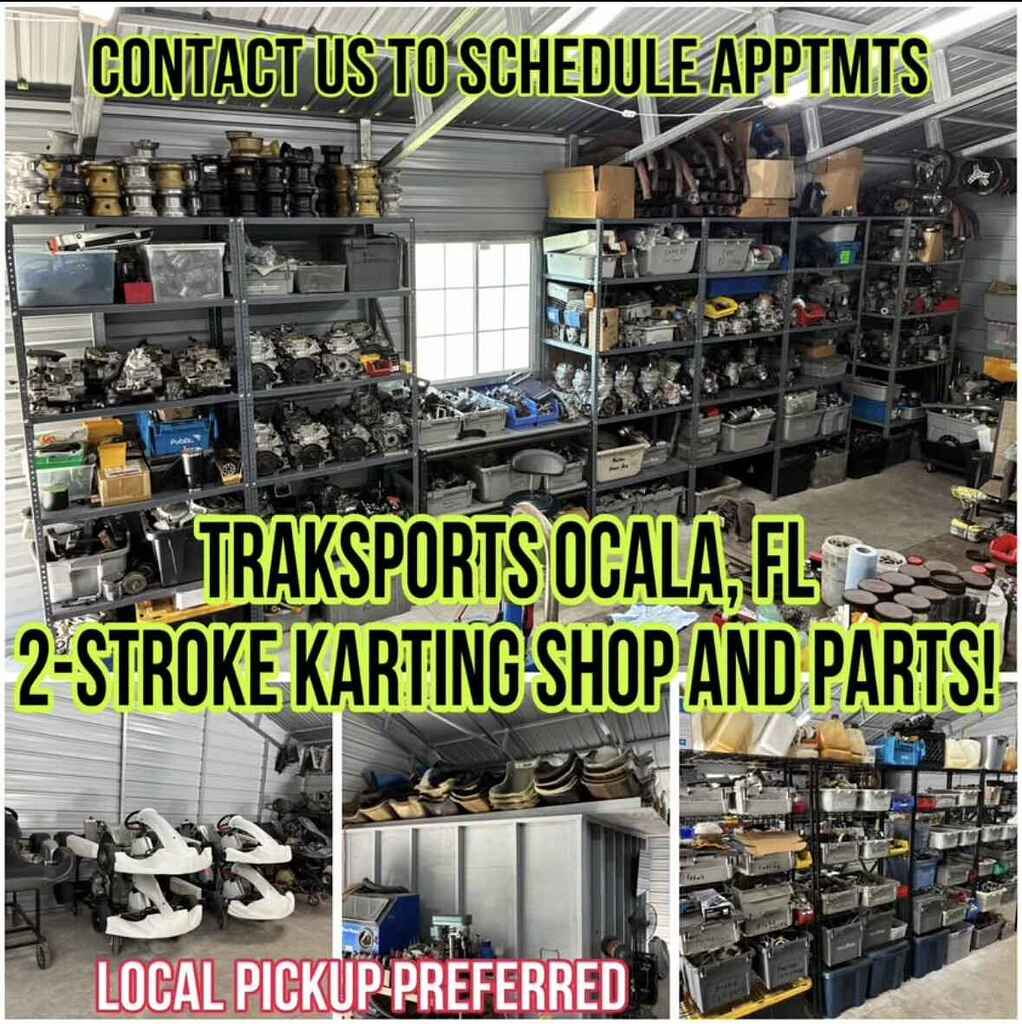 TRAKsports Ocala 2-stroke Pro-kart shop parts! Specialize in Rotax ...